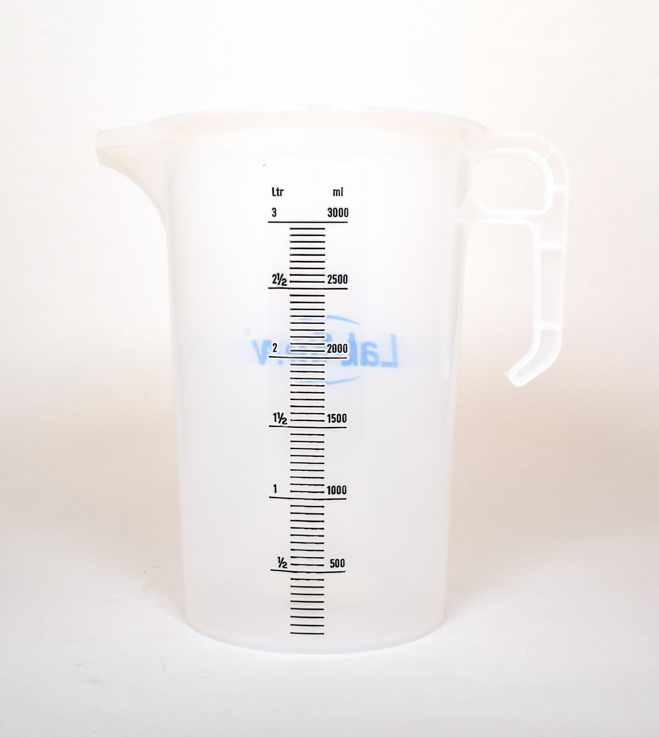Jug plastic graduated 3L autoclavable | Vintessential Wine Laboratories